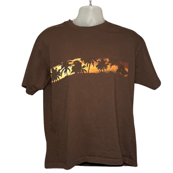 Shirts | Newport Blue Tropical Graphic Short Sleeve Tee Shirt Size ...